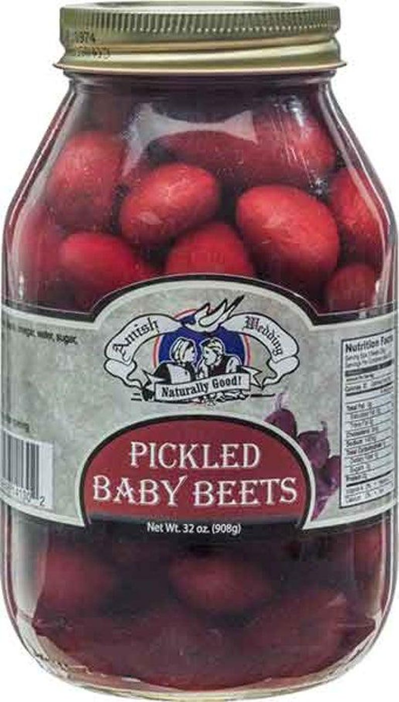 Amish Pickled Baby Beets 32oz - Etsy