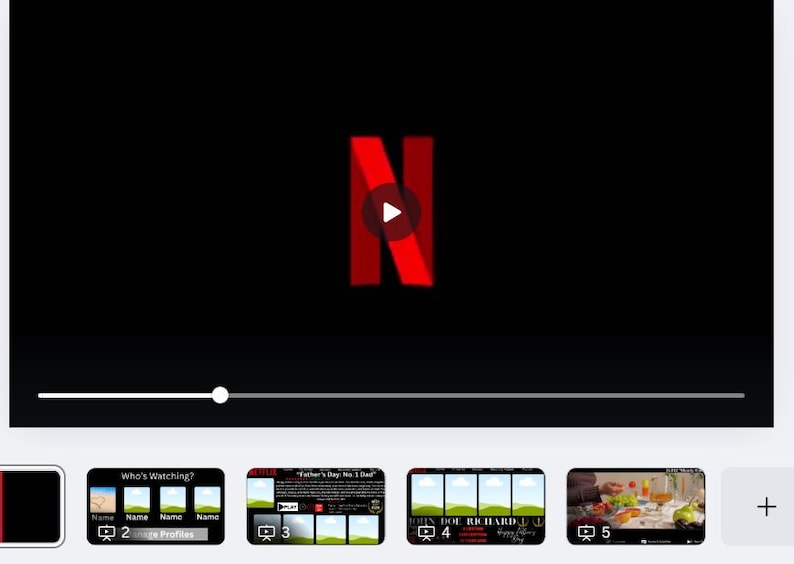 Custom Father's Day Video, Netflix Style Trailer, Personalized Dad Gift ...