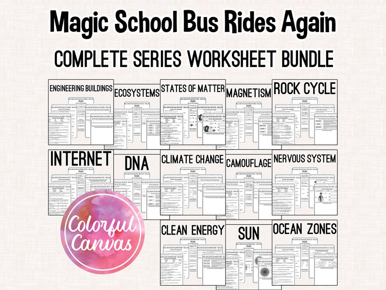Magic School Bus Rides Again 26 Episode COMPLETE SERIES BUNDLE | Video ...