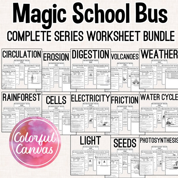 Magic School Bus - Etsy