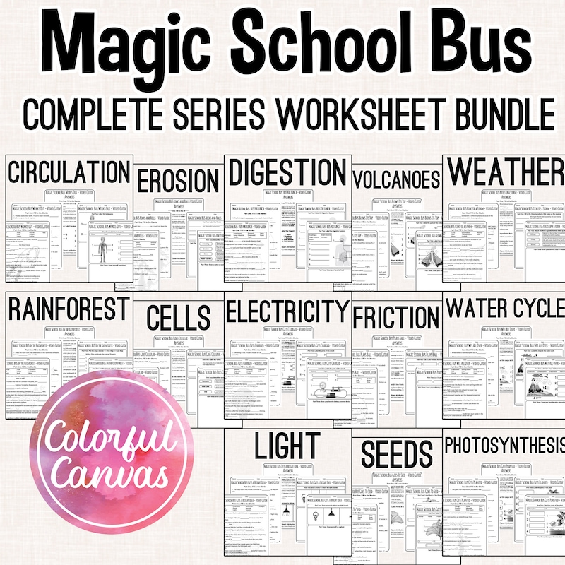Magic School Bus - Etsy