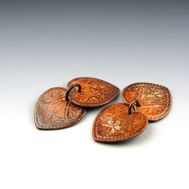 Enamel Etched Copper - Etsy