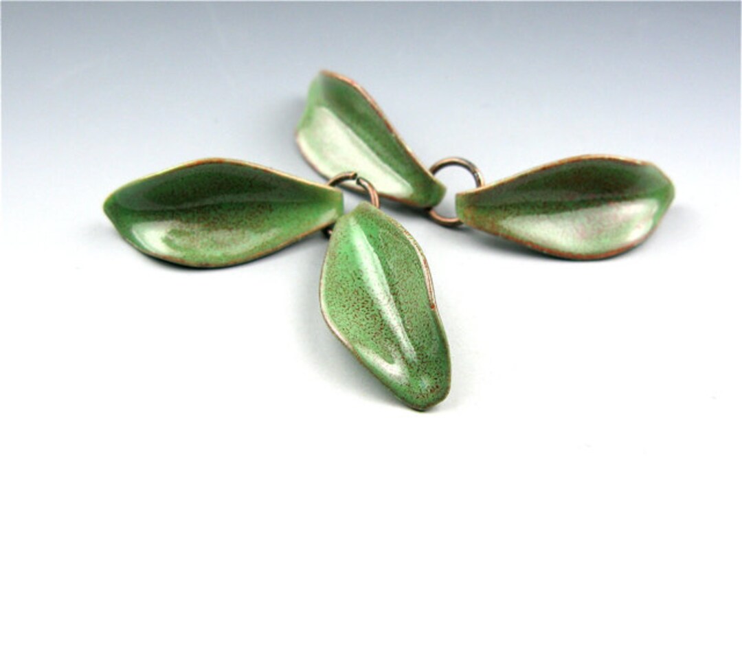 Enameled Petals / Willow Enamel / Made to Order - Etsy