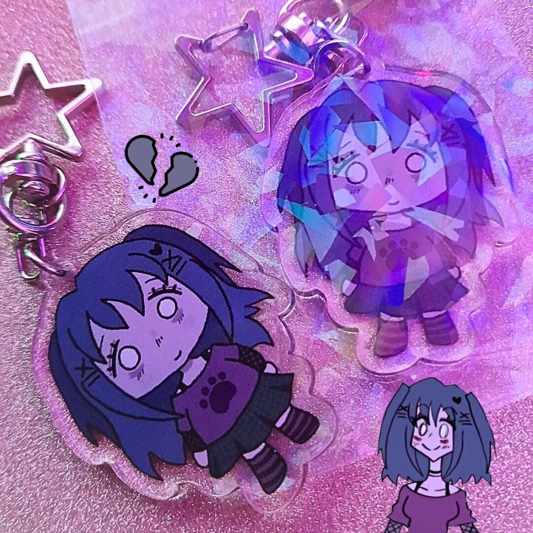 Lacey Games | Acrylic Keychain | Horror Videogame Inspired - Etsy