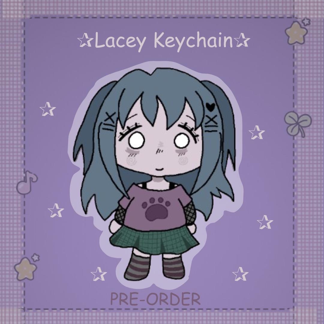 Lacey Games Acrylic Keychain PRE-ORDER Horror Videogame Inspired - Etsy