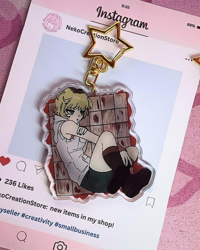 Silent Hill 3 | Cheryl Heather Mason | Acrylic Keychain | Horror ...