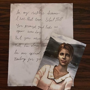 Silent Hill 2 Real Letter From Mary Etsy