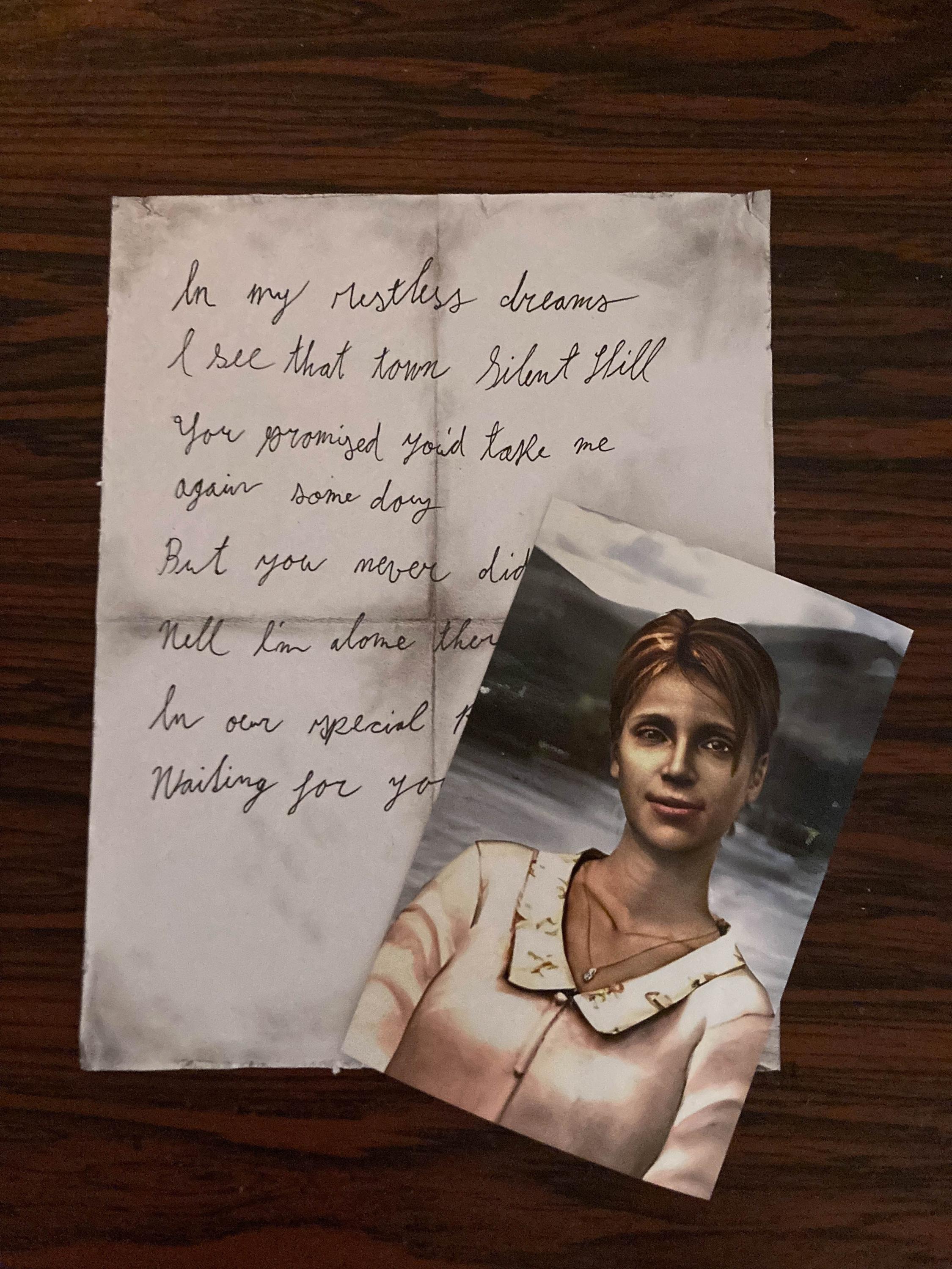 Silent Hill 2 Real Letter Form Mary - Etsy