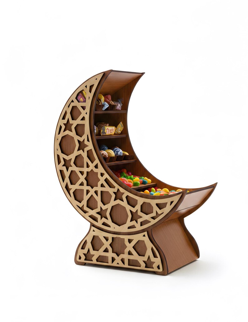 Ramadan Candy Stand, Ramadan Mubarak Decor, Wooden Serving Tray ,decor ...