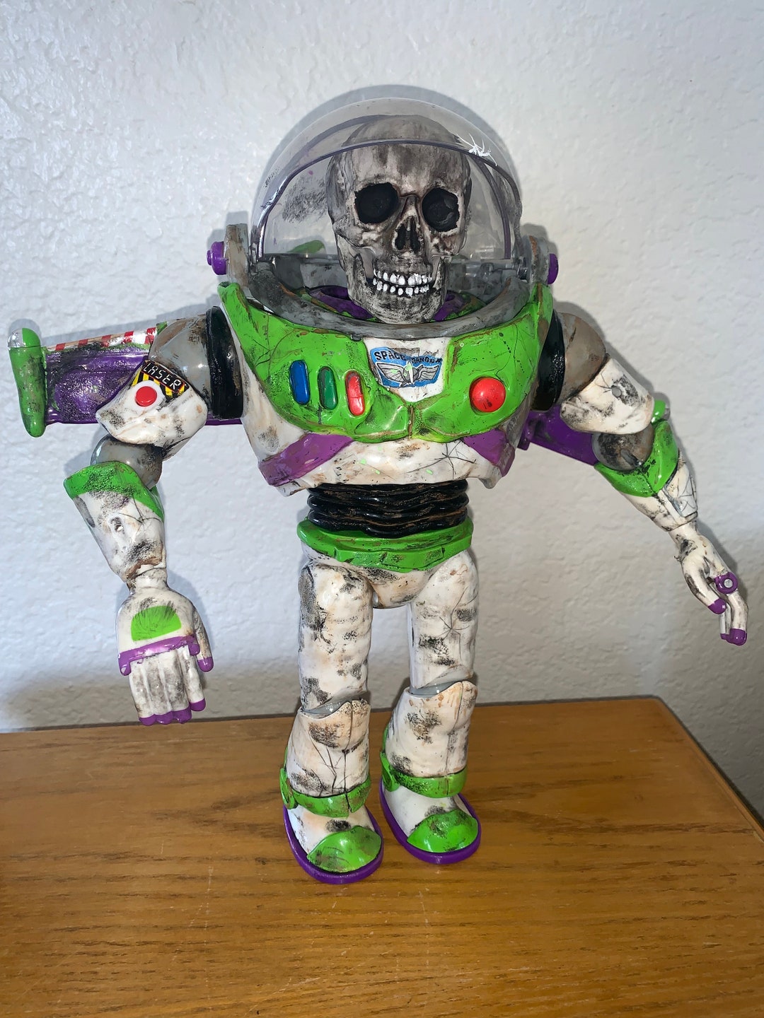 Buzz Lightyear Fallout Edit Weird Scary Horror Ooak Halloween Sculpted ...