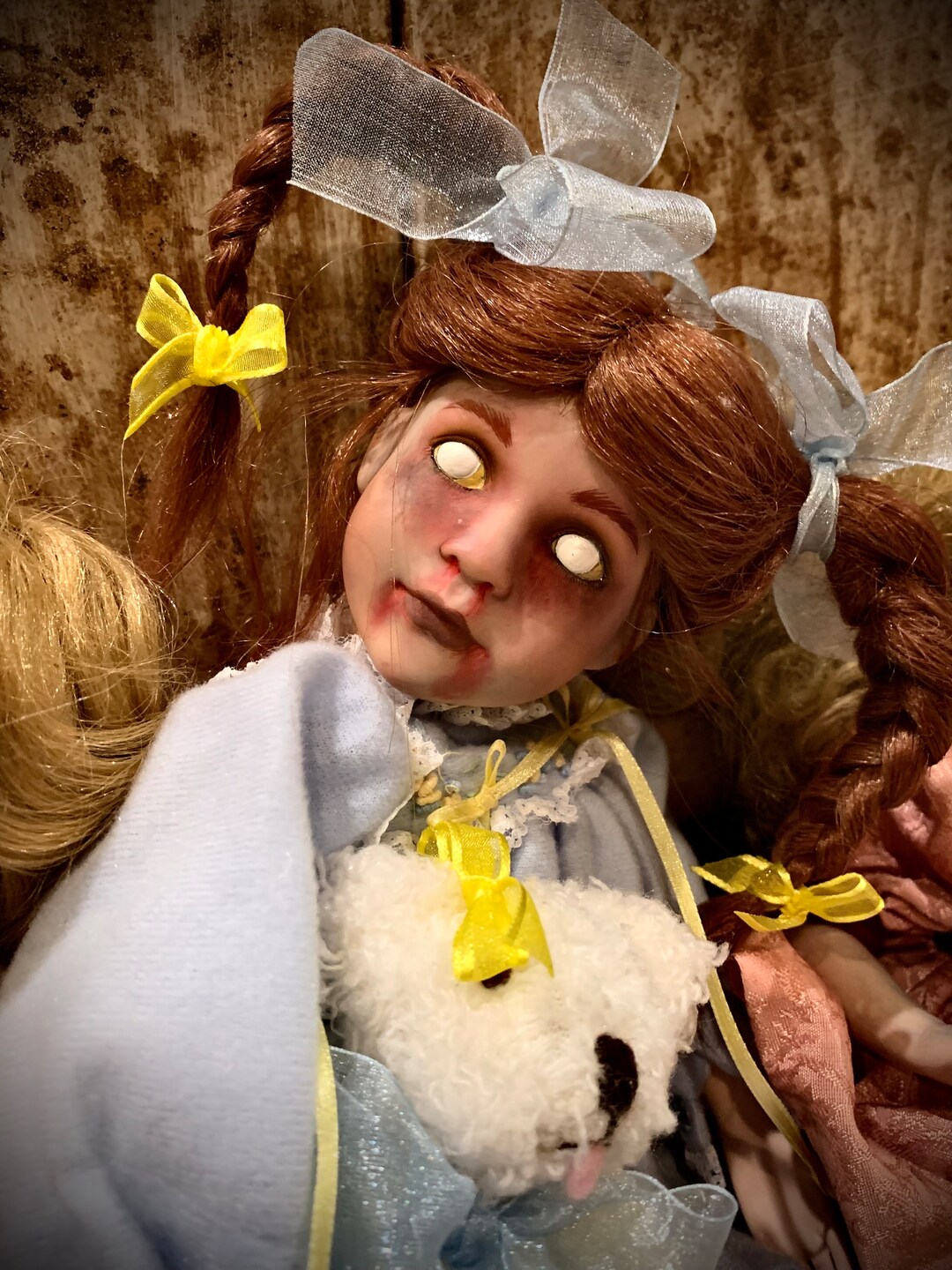 Zombie Doll Creepy Weird Scary Horror Ooak Halloween Sculpted Oddity ...
