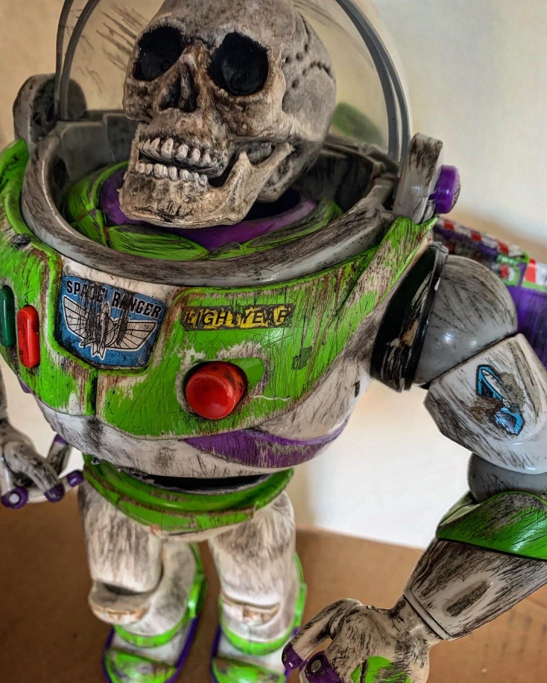 Apocalypse Buzzlightyear - Weird Scary Horror Ooak Halloween Sculpted ...