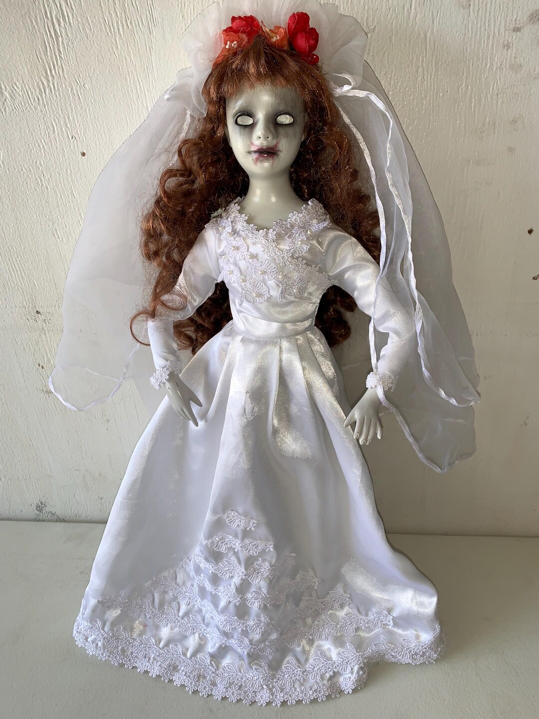 Creepy Bride Doll - Creepy Weird Scary Horror Ooak Halloween Sculpted ...
