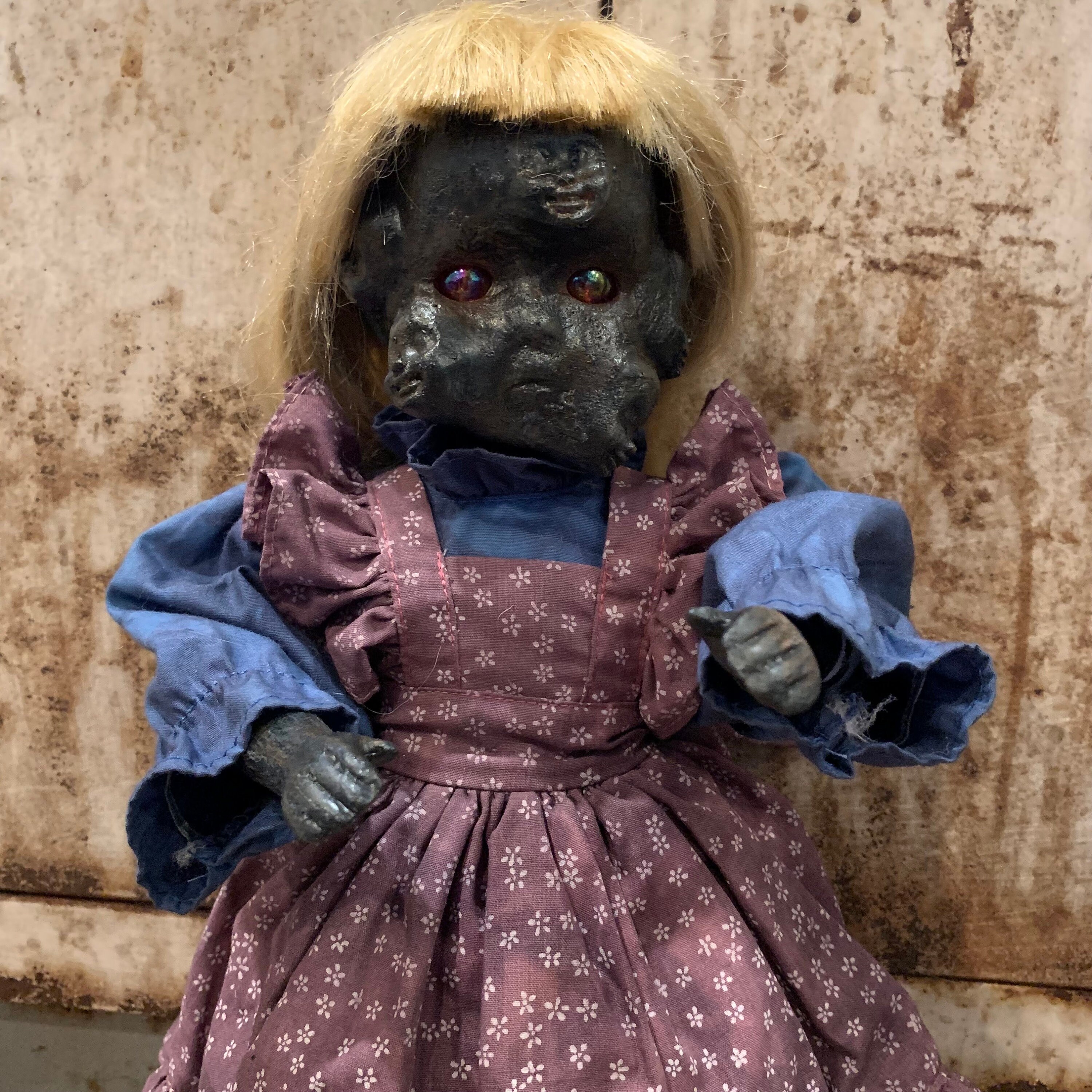 Faces Doll - Creepy Weird Scary Horror Ooak Halloween Sculpted Oddity ...