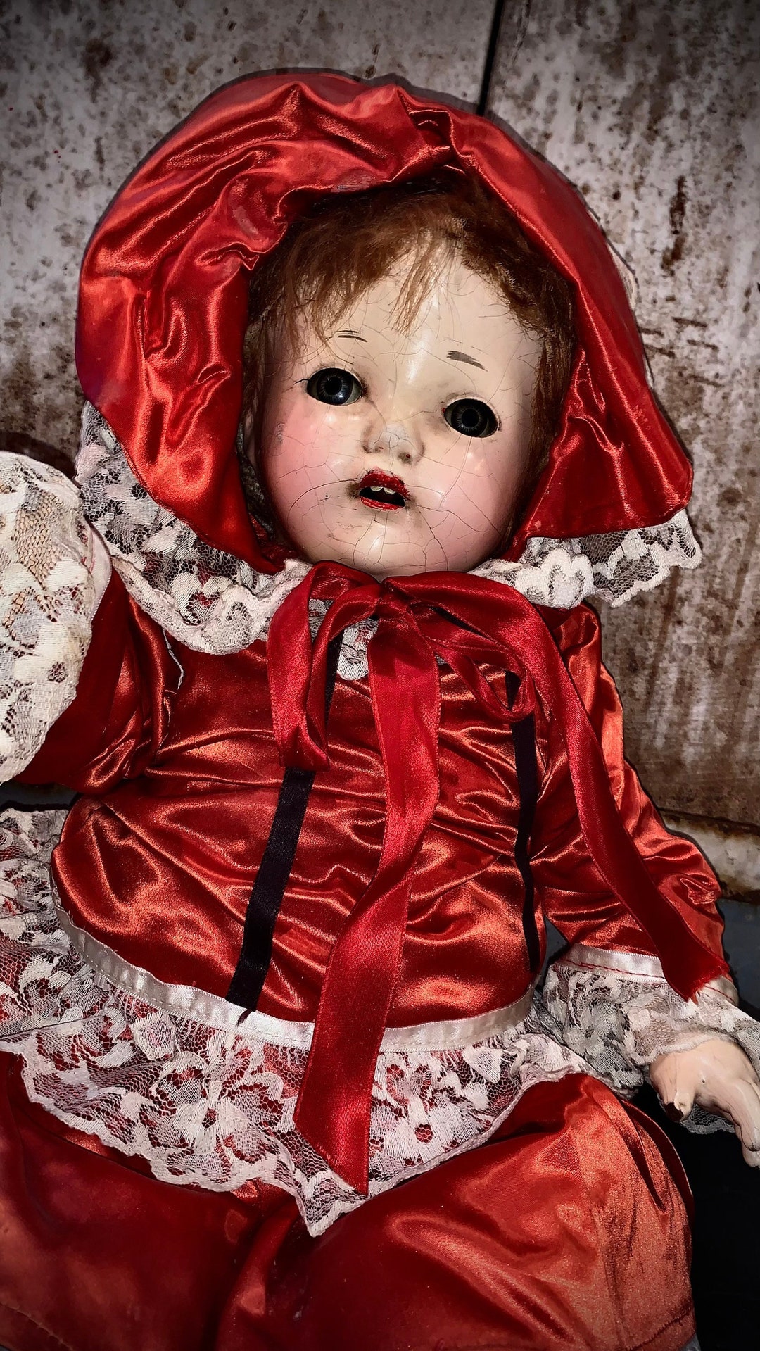 Antique Doll Creepy Scary Haunted Horror Etsy