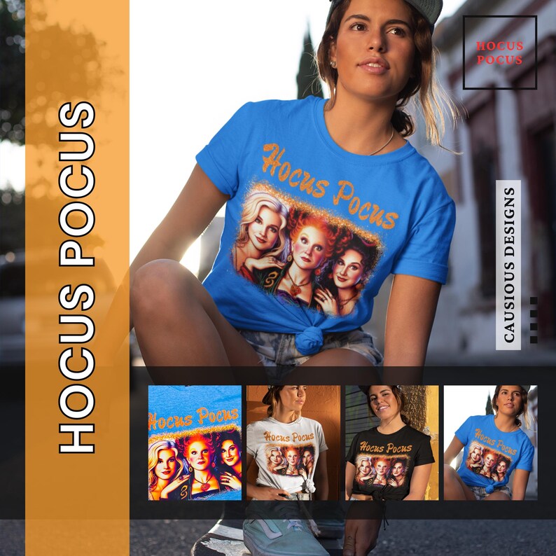 Hocus Pocus Glittery PNG, DTF, High Resolution - Etsy