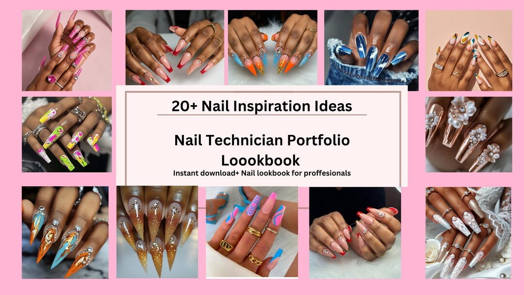 Nail Lookbook for Nail Technicians | 100+ Nail Inspiration Ideas | Nail ...