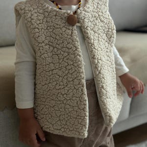 Vest PDF Sewing Pattern | Sizes Included Ages 2-7 | Suitable for ...