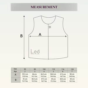 Vest PDF Sewing Pattern | Sizes Included Ages 2-7 | Suitable for ...