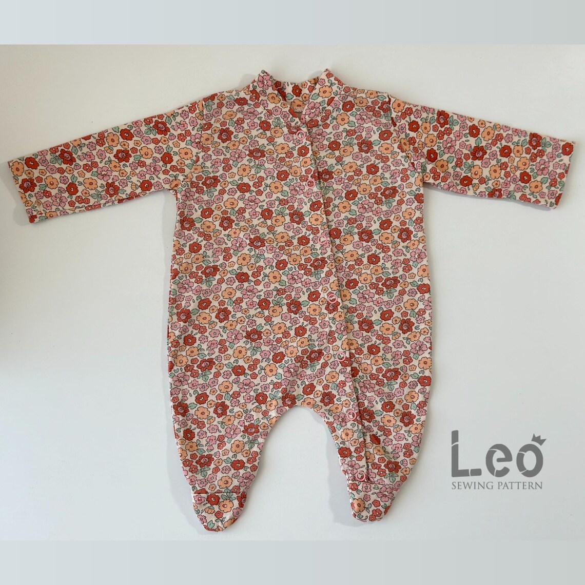 Baby Jumpsuit Sewing Pattern: Snap Long Sleeve (PDF Pattern) - Etsy