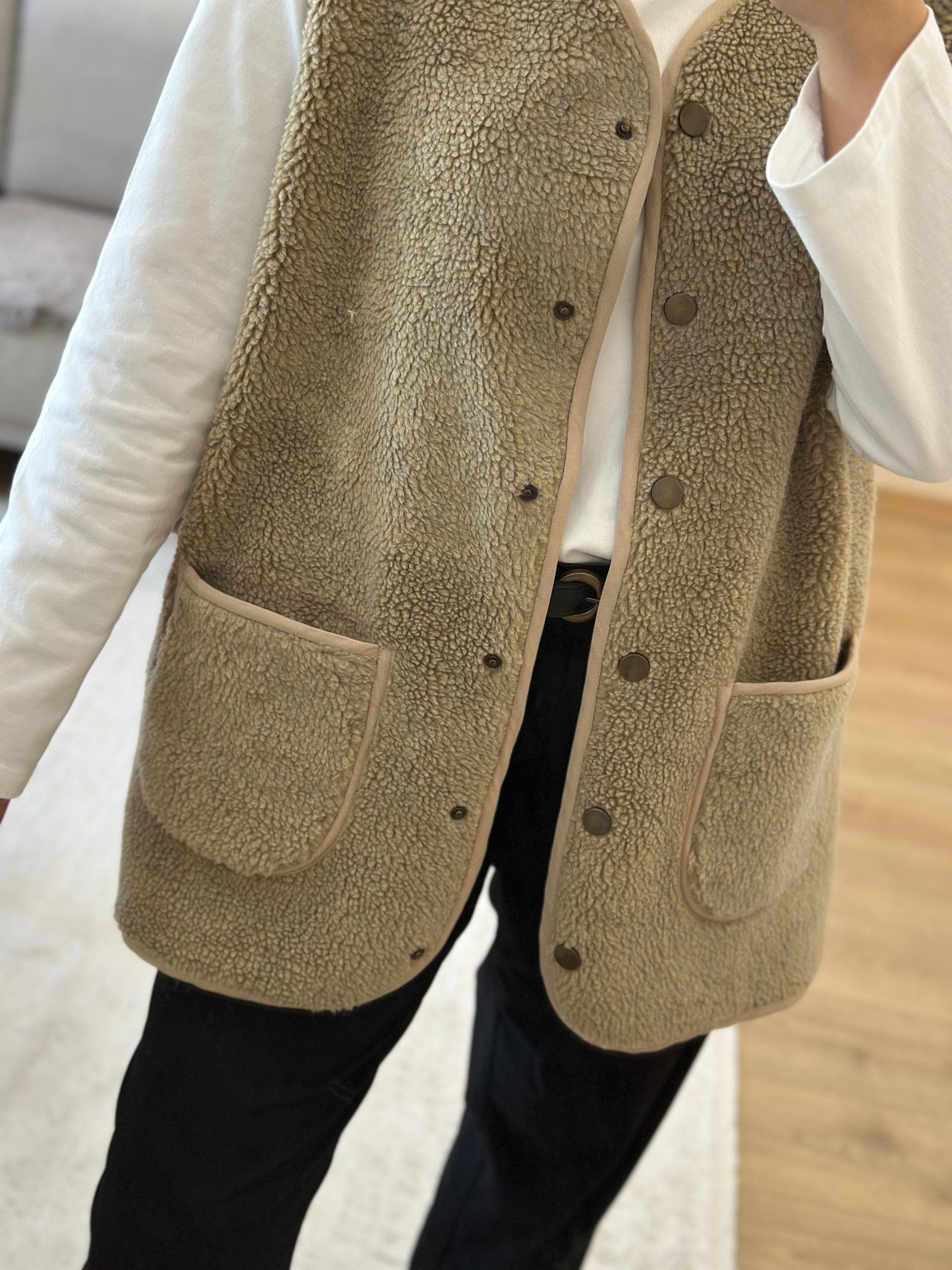 Vest PDF Sewing Pattern XS-S-M-L | Teddy Vest | Fall Women Vest Sewing ...