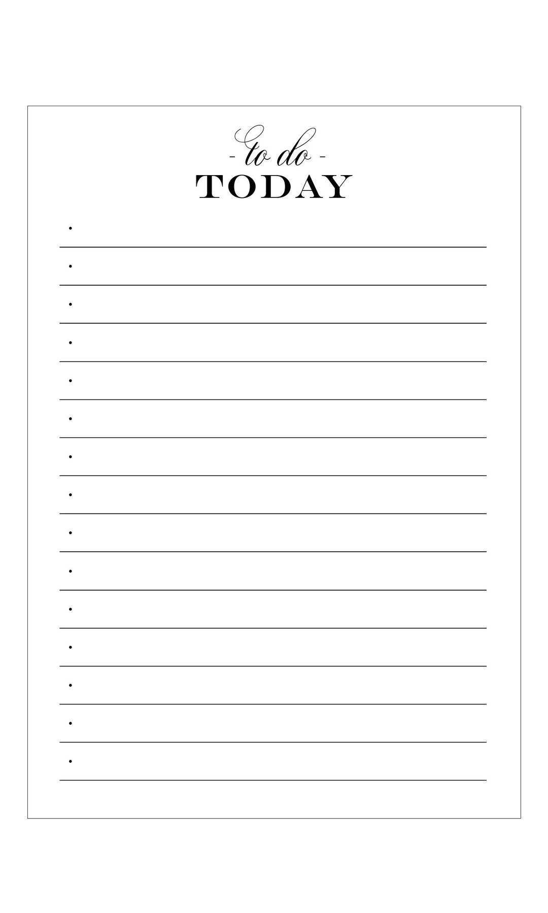 To Do Today Notepad - Etsy