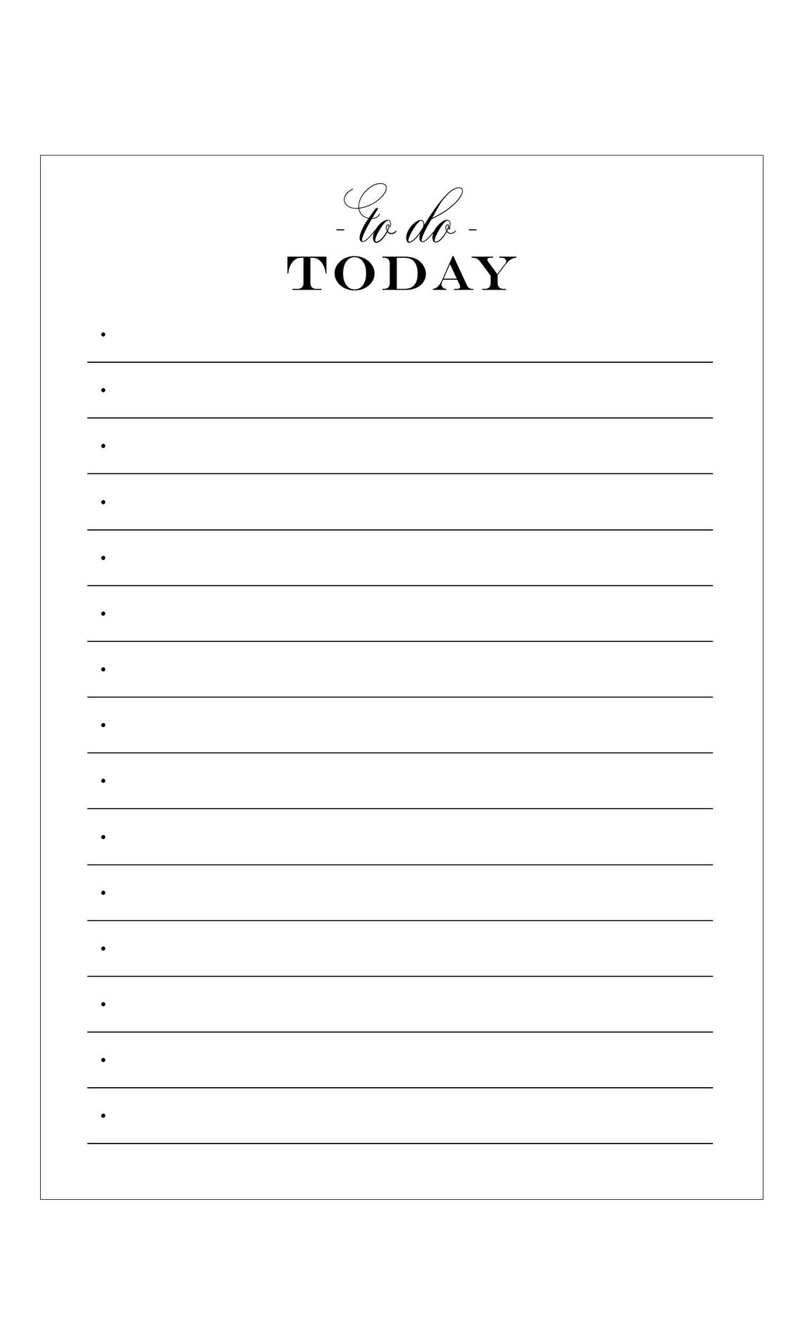 To Do Today Notepad - Etsy