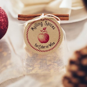 Mulling Spices Set of 5 | Fall Wedding Colors Gift for Guests - Etsy