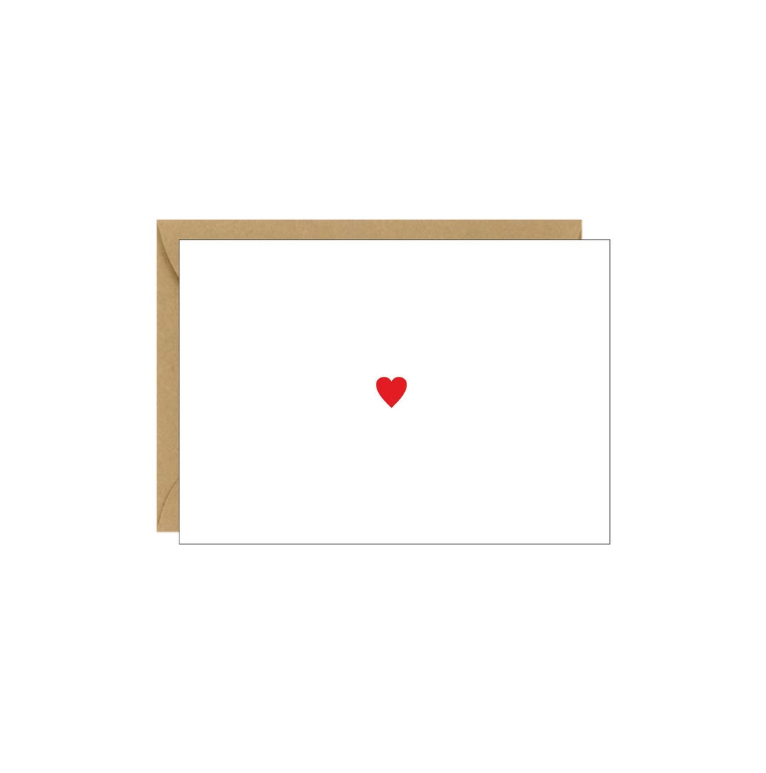 Enclosure Cards - Mini Red Heart Cards With Envelopes - 4 Pack - Etsy