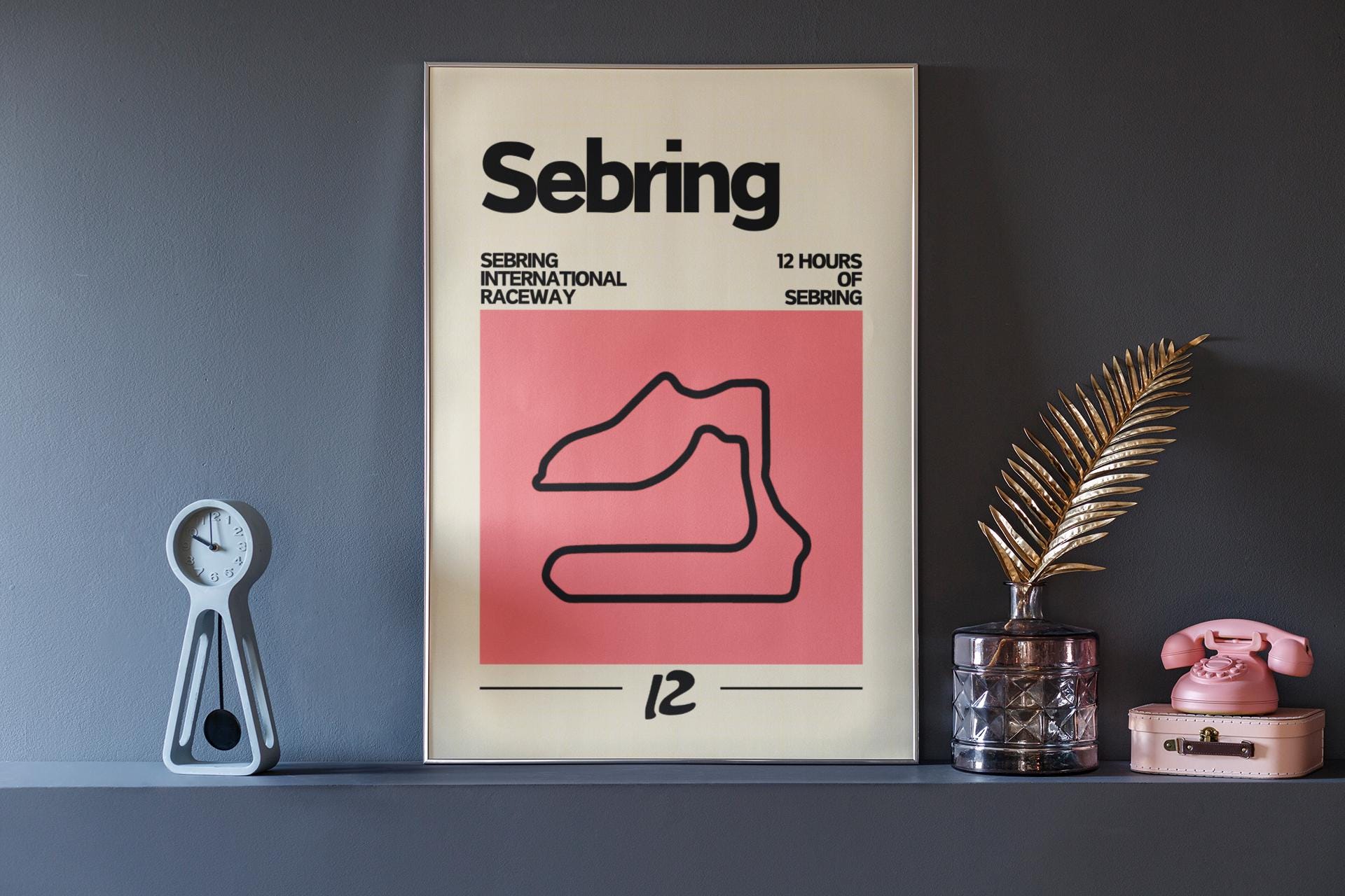 12 Hours of Sebring Poster, Sebring International Raceway - Etsy