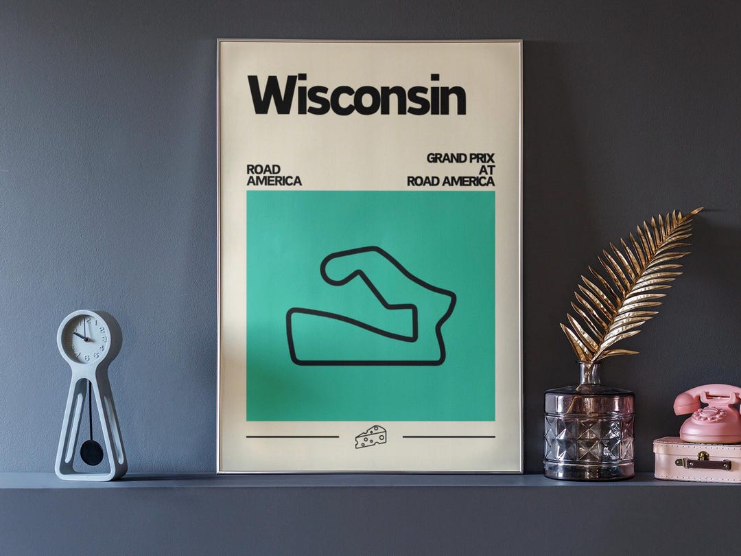 Road America Indycar Poster, Road America, Grand Prix at Road America ...
