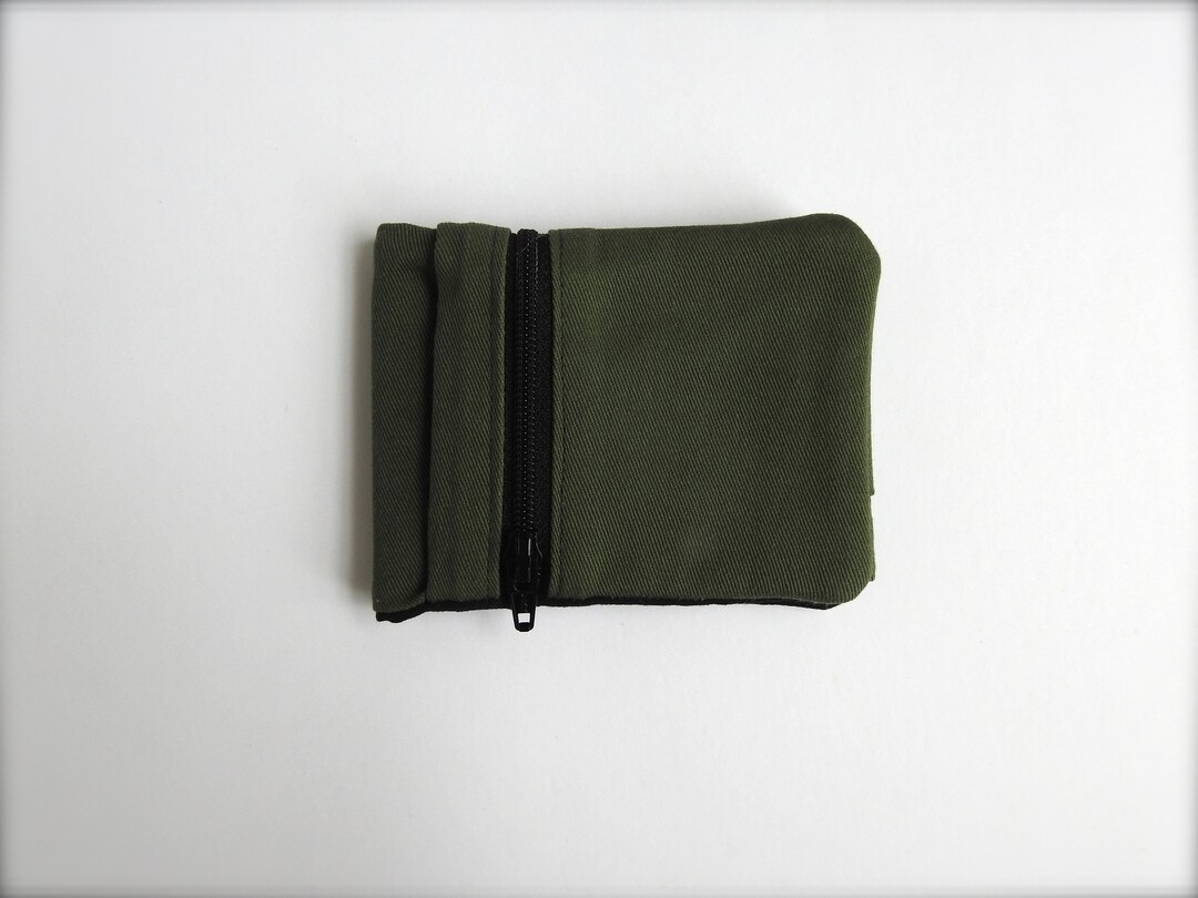 Wallet-children's- Minimal Design - Forest Green Fabric Wallet - Gifts ...