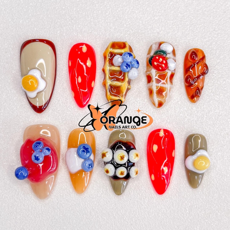 Waffle Nails - Etsy