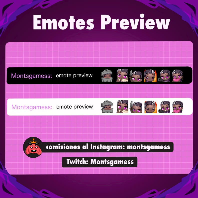 Valorant Queen Emotes, a Pack of 6 Cute Emotes for Twitch, Youtube ...
