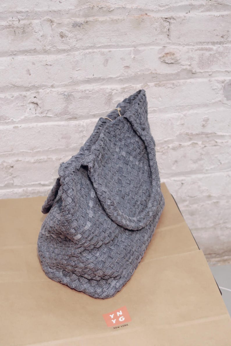 Calliope Denim Tote Bag Limited Edition, Hand Woven Tote, Carry All ...