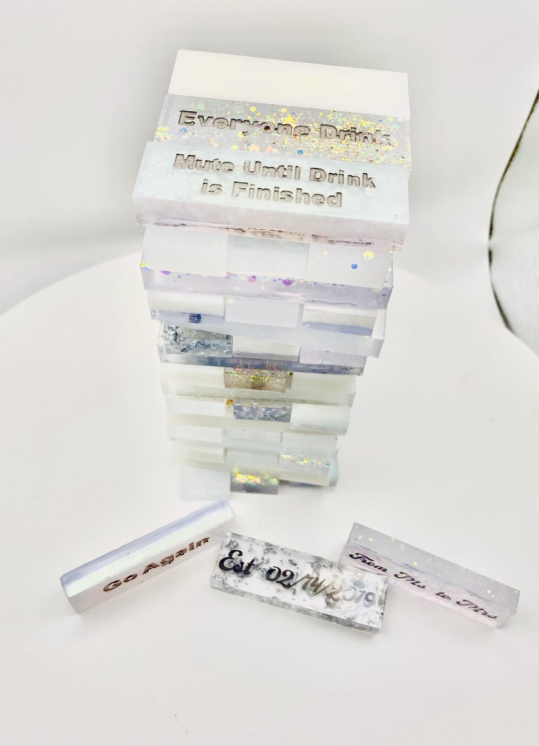 Personalized Jenga Drinking Game - Etsy