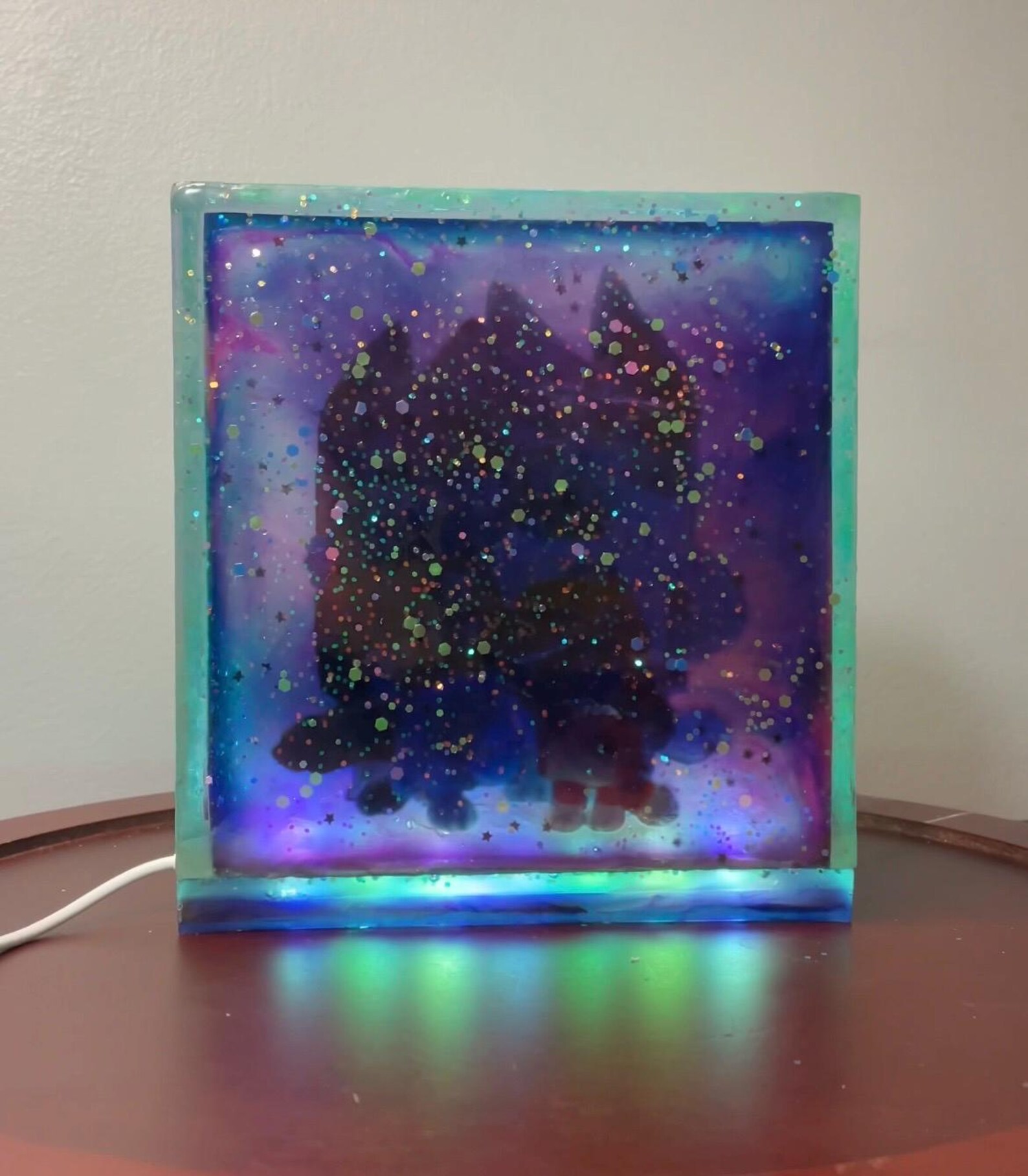 Bluey Glow-in-the-dark Lamp/ Night Light- Luxury Gifts - Etsy