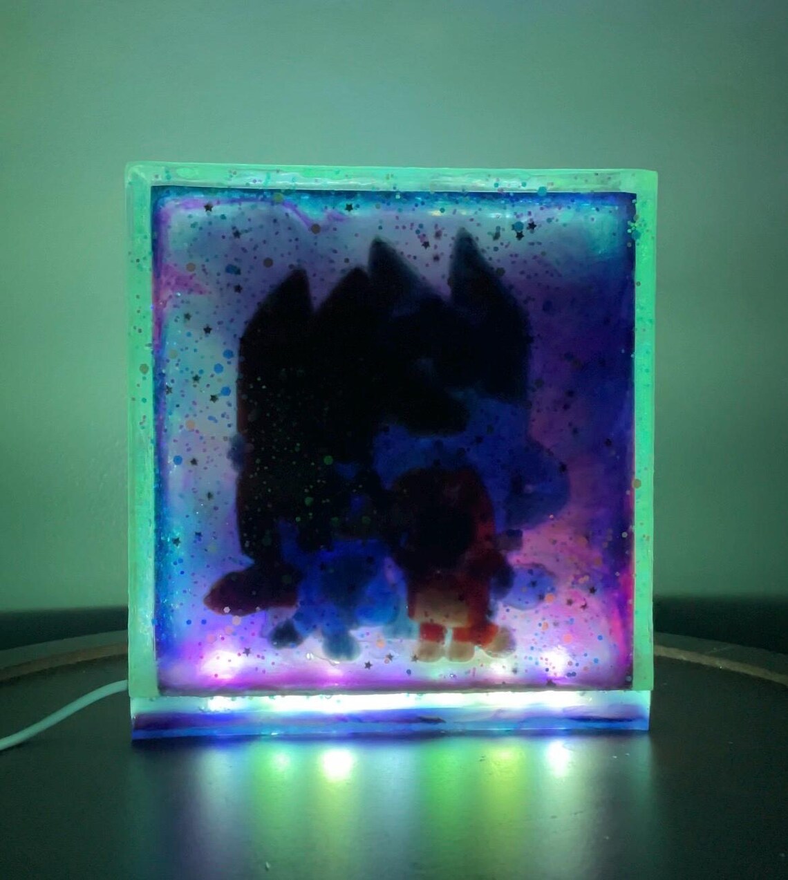 Bluey Glow-in-the-dark Lamp/ Night Light- Luxury Gifts - Etsy