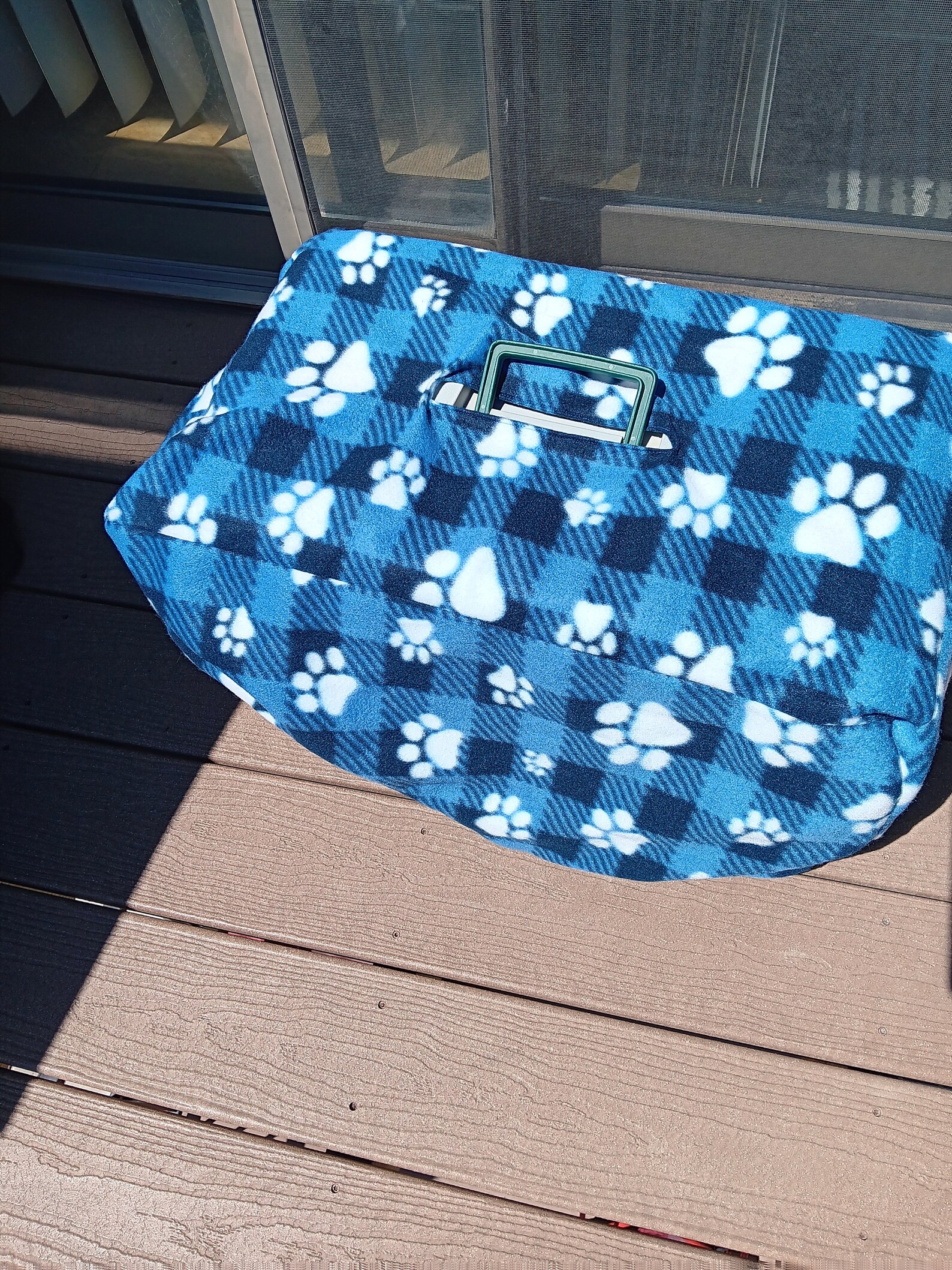 Salepet Carrier Covers Blue Paw Prints - Etsy