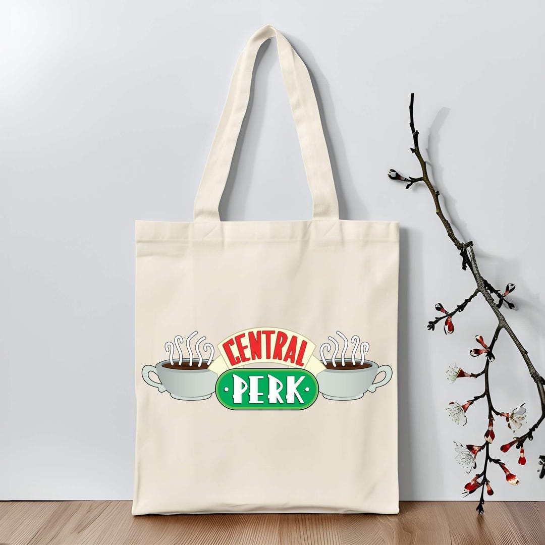 Custom Tote Bag, Friends Theme Tote Bag, Central Perk, - Etsy