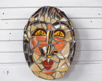 Mosaic face | Etsy