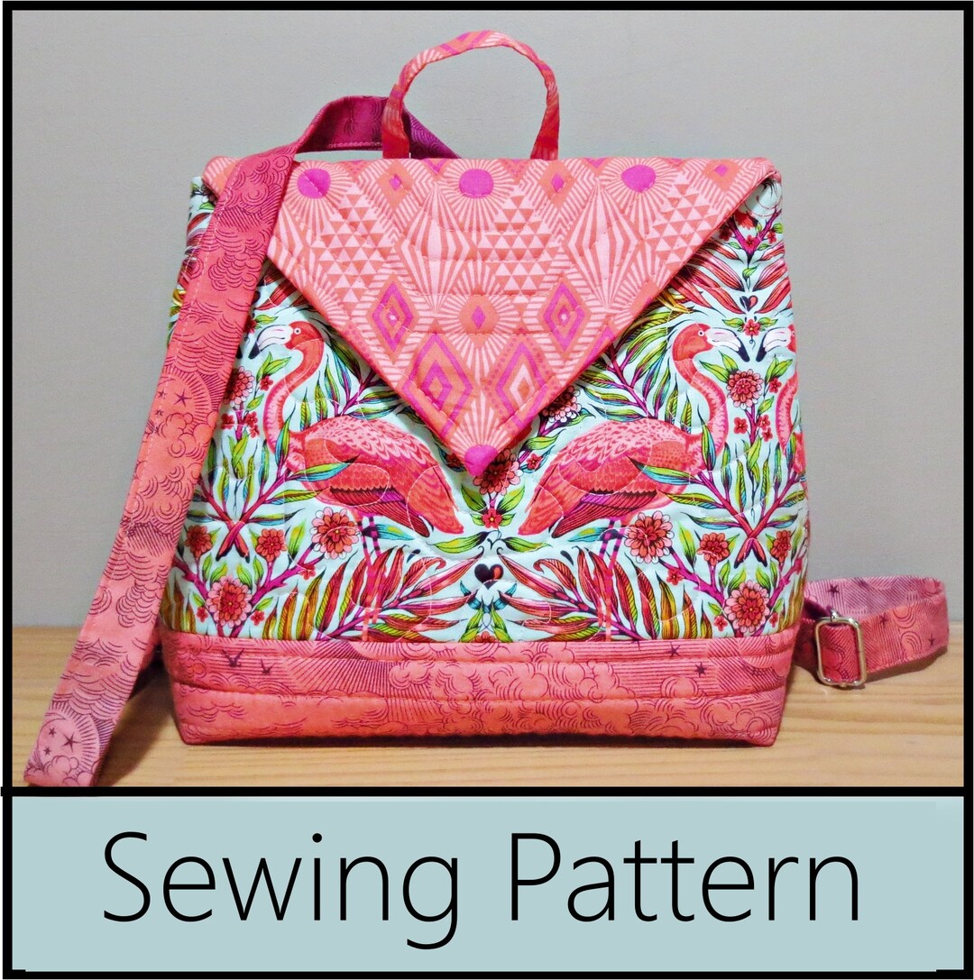 Small Backpack / Purse Sewing Pattern - Digital Download PDF Pattern ...