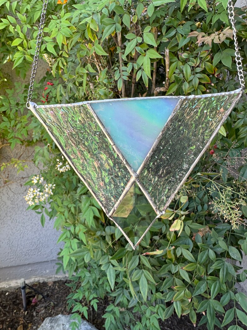 Triangle Suncatcher - Etsy