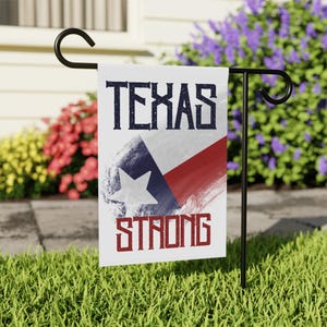 Texas Strong Garden Banner, Outdoor Decoration, Yard Flag for Home ...