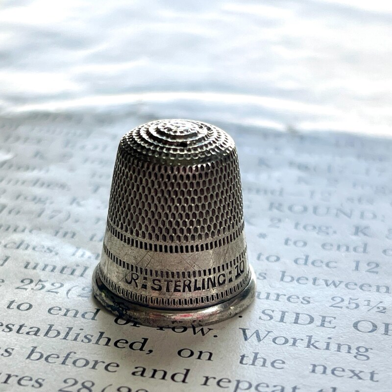Antique Thimble - Etsy