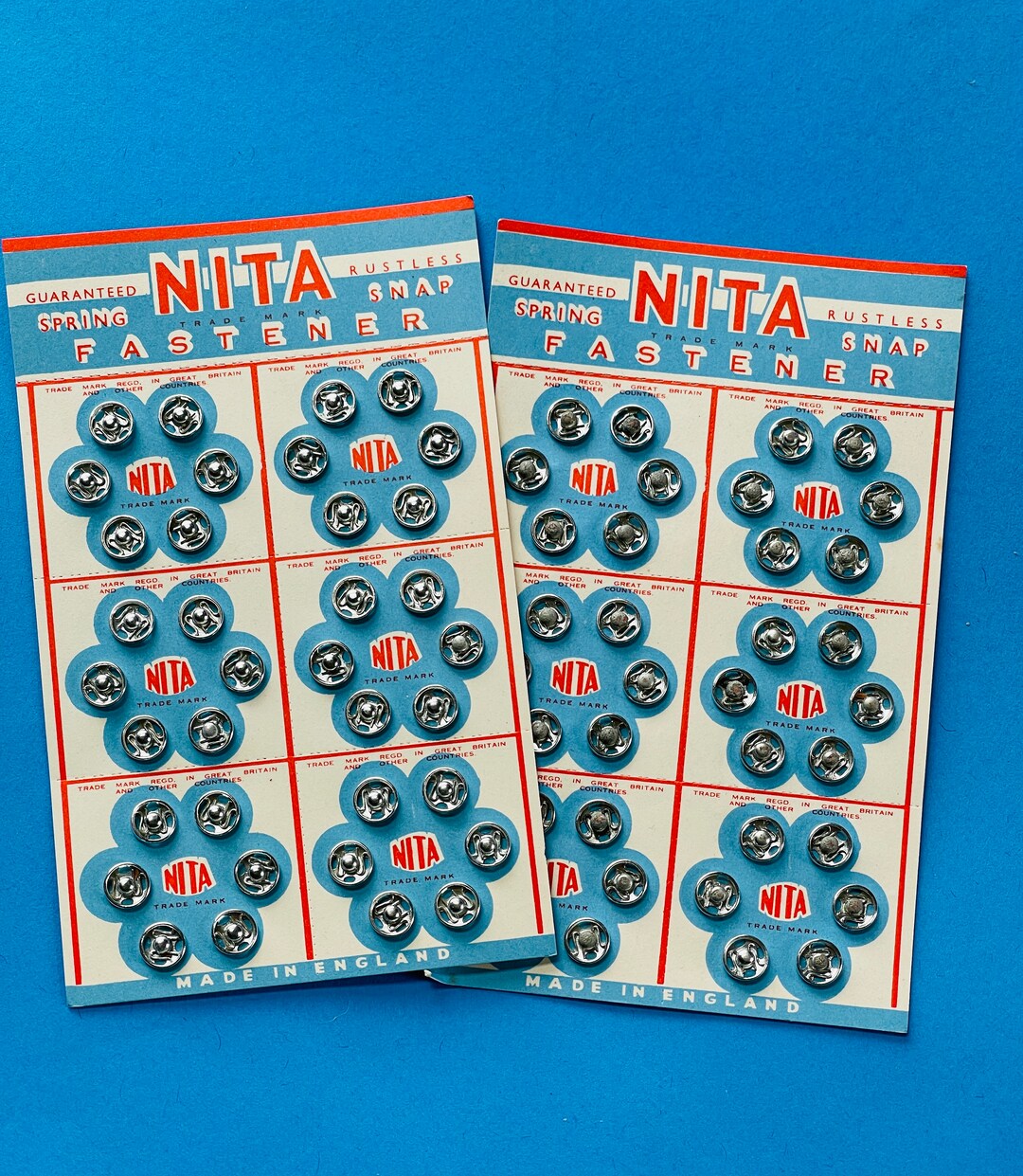 Vintage Nita Snap Fasteners for Sewing - Etsy