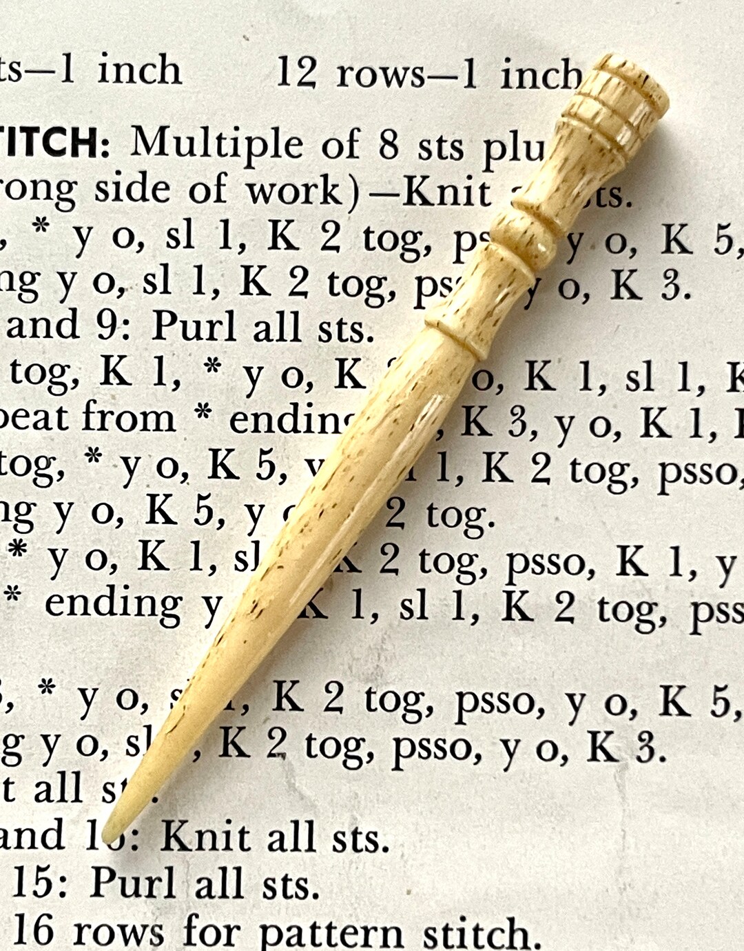 Antique Carved Bone Bodkin Needle Tool - Etsy