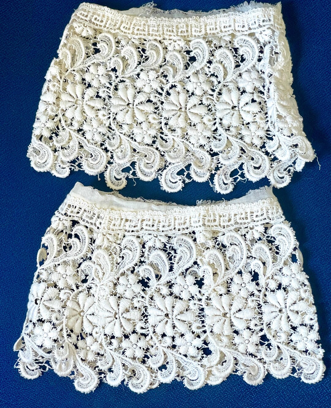 Antique Lace Cuffs Selvedge as Is - Etsy