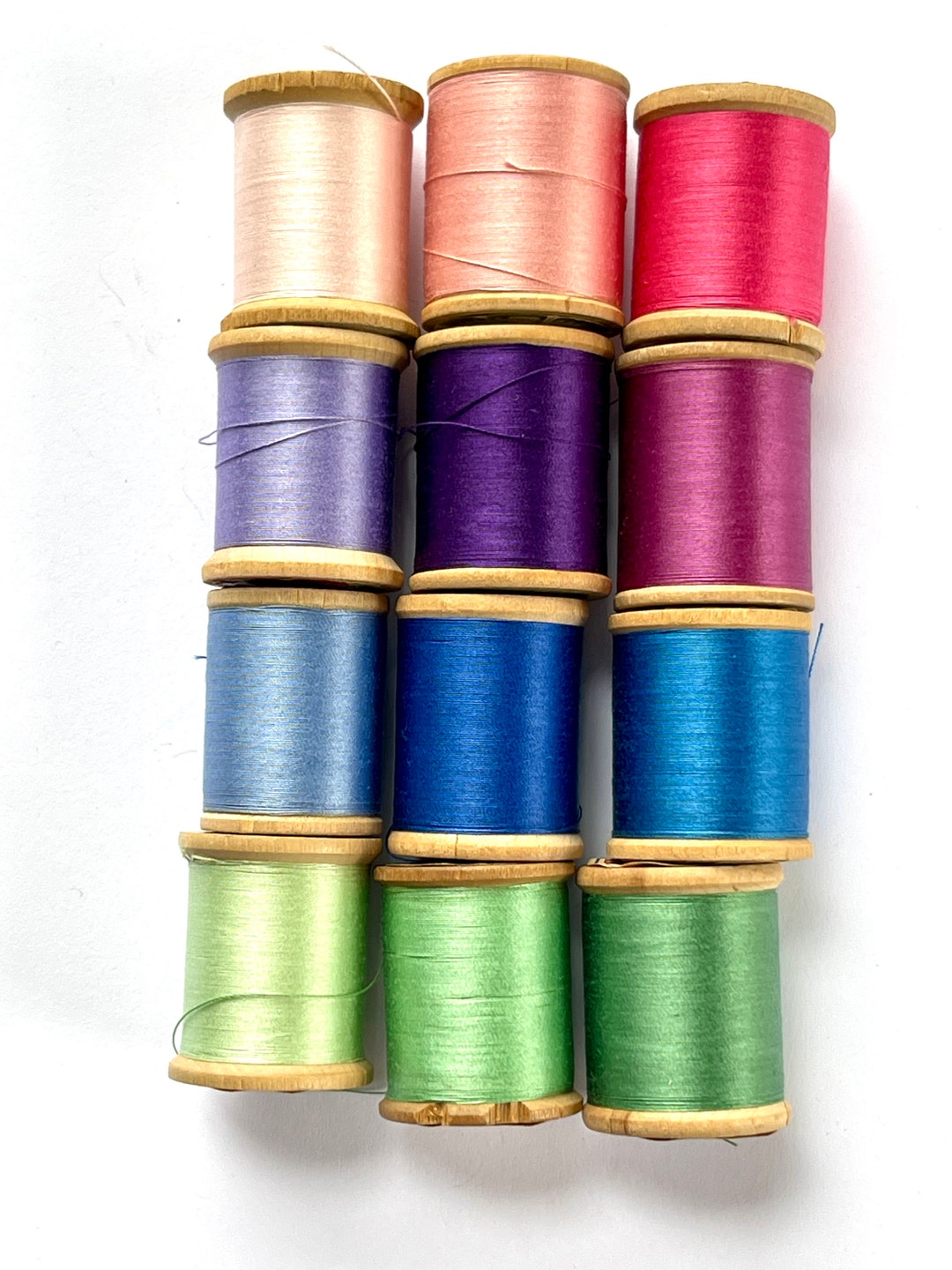 Vintage Cotton Thread Spools - Etsy