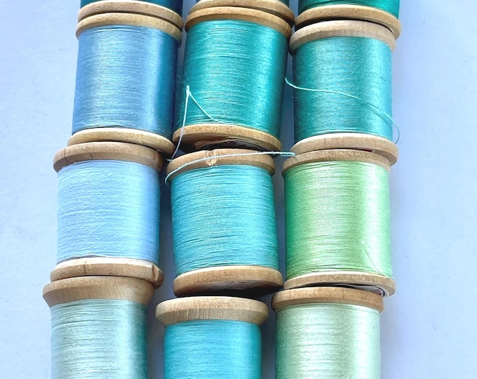 Vintage Cotton Thread Spools - Etsy